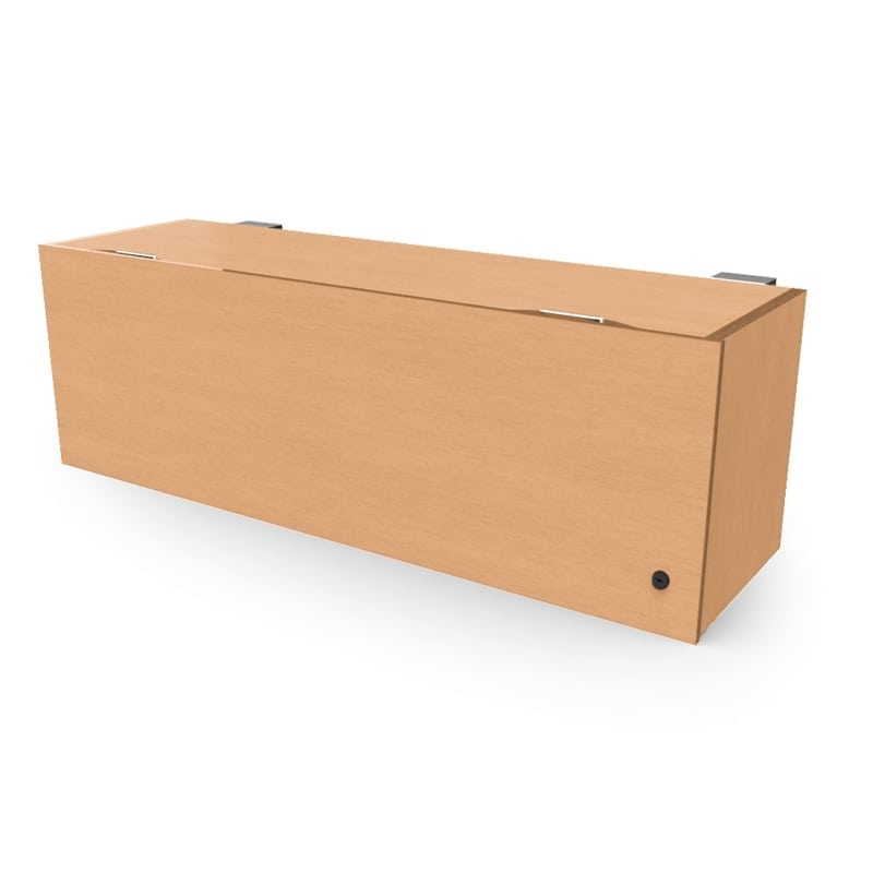 Librero colgante con cerradura 652 Melamina para oficina. - Office Mob
