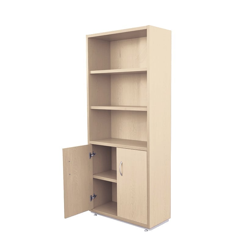 Librero en Melamina combinado Elite A para oficina u hogar - Office Mob